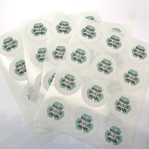 Eco Friendly Matt Stickers. Reused Packaging. Made From 100% Recycled ...