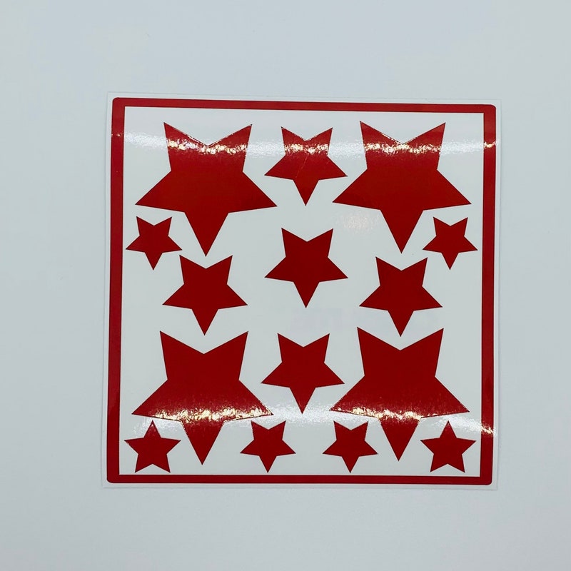Fluorescent Star Stickers - Etsy