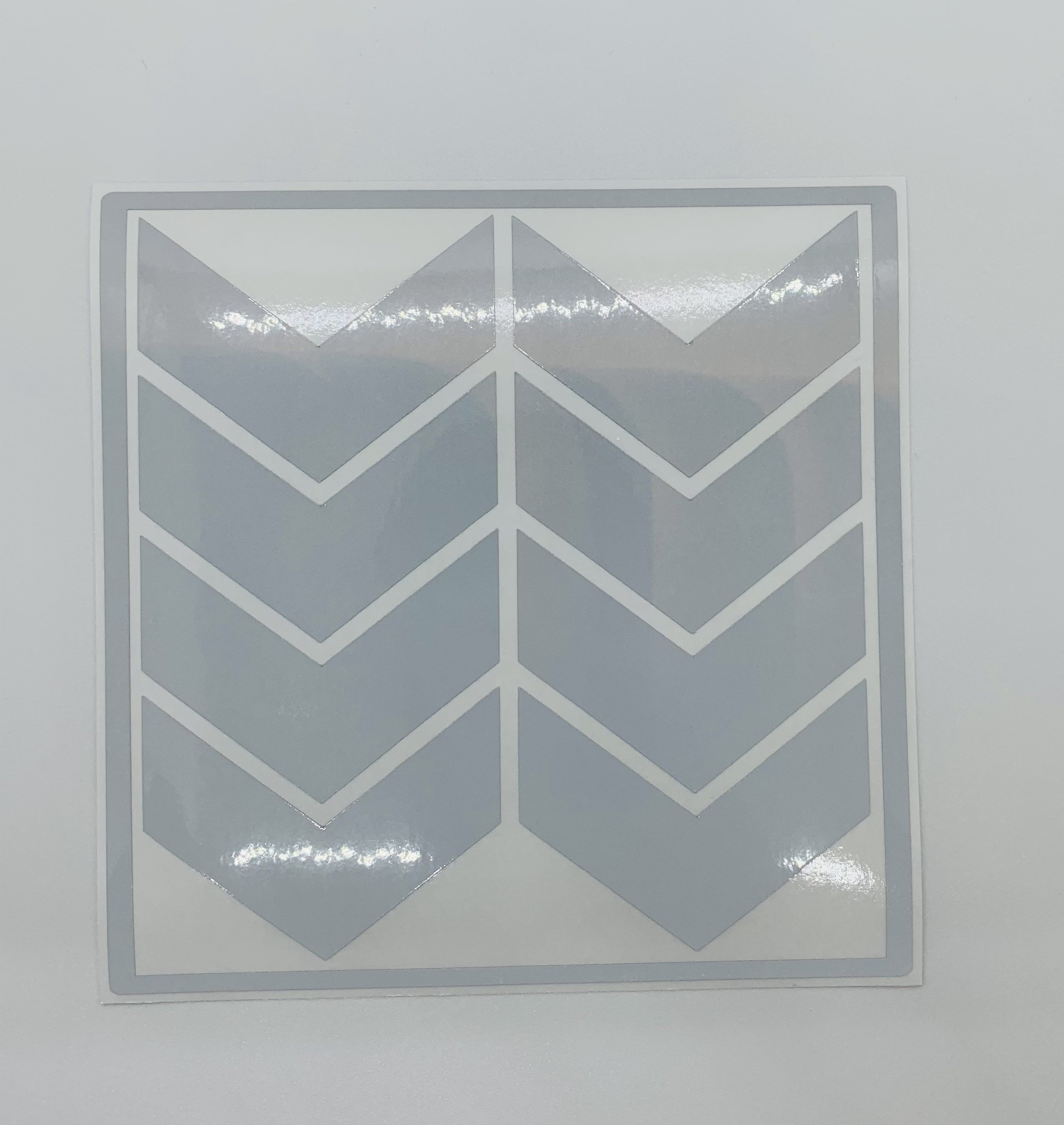 Reflective 6cm Wide Chevron Decal Sticker. Fluorescent | Etsy