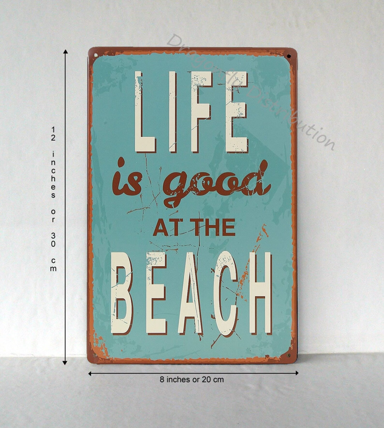 Beach Decor Life is Good at the Beach Tin Sign. - Etsy