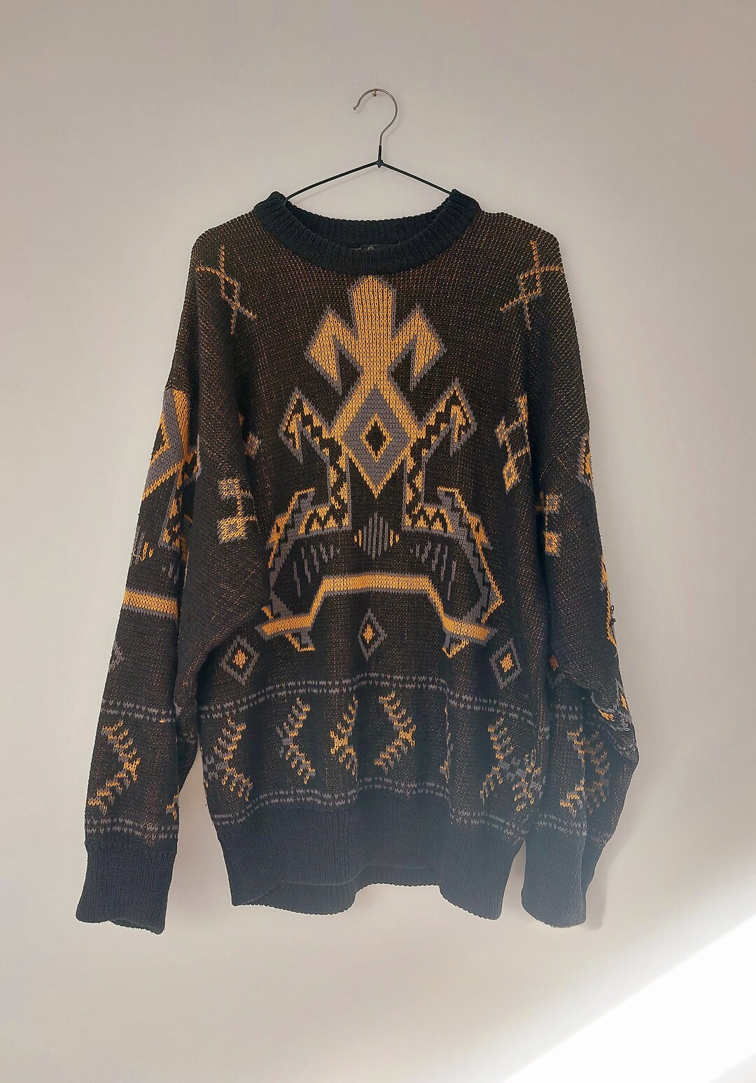 Vintage Retro Sweater 80s Knitwear Unisex Jumper 80s - Etsy