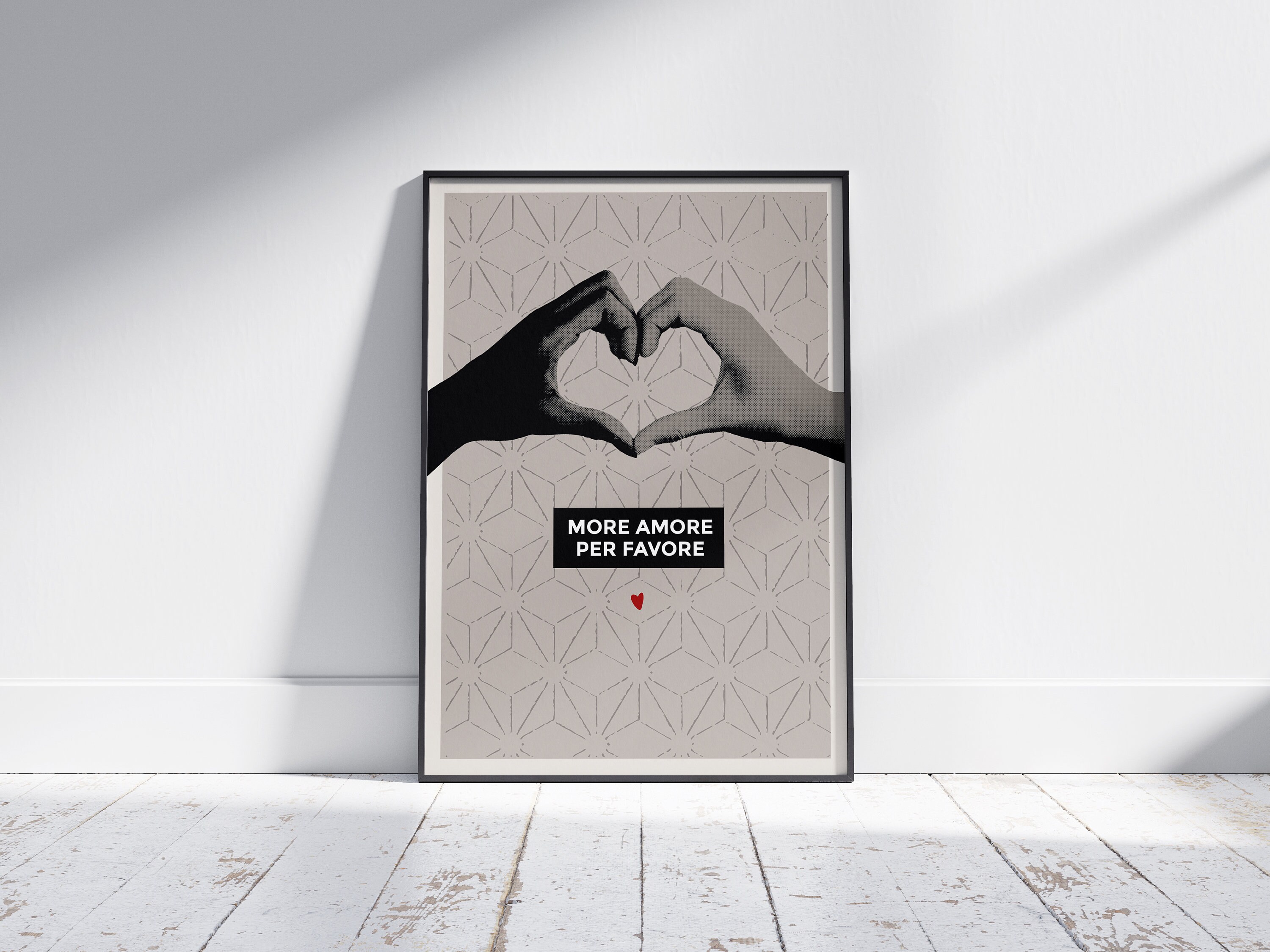 Maximalist Poster - More Amore per Favore - Retro Eclectic Wall Art ...