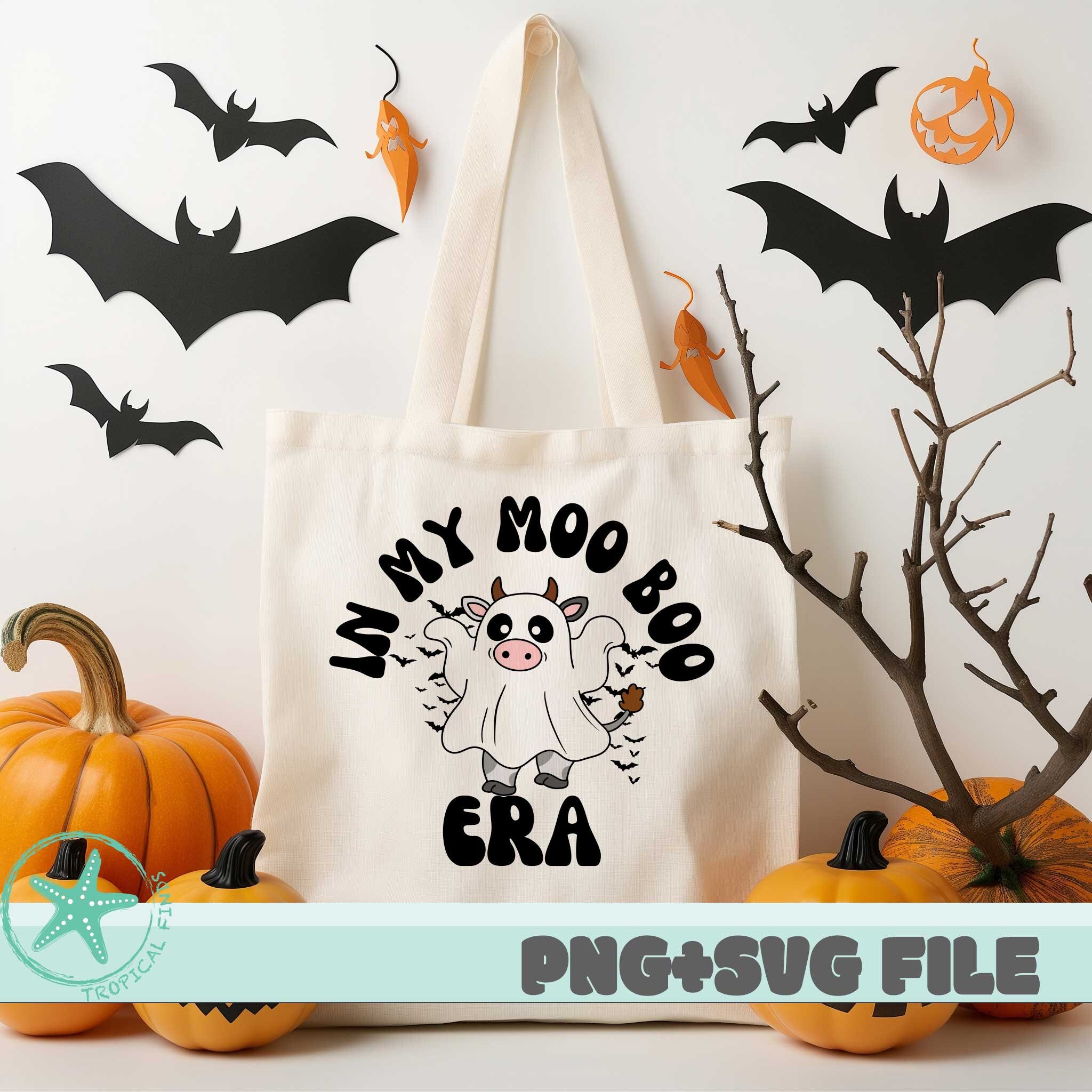 My Moo Boo Era PNG SVG, Ghost Cow PNG, Halloween Farm Png Svg, Cute ...