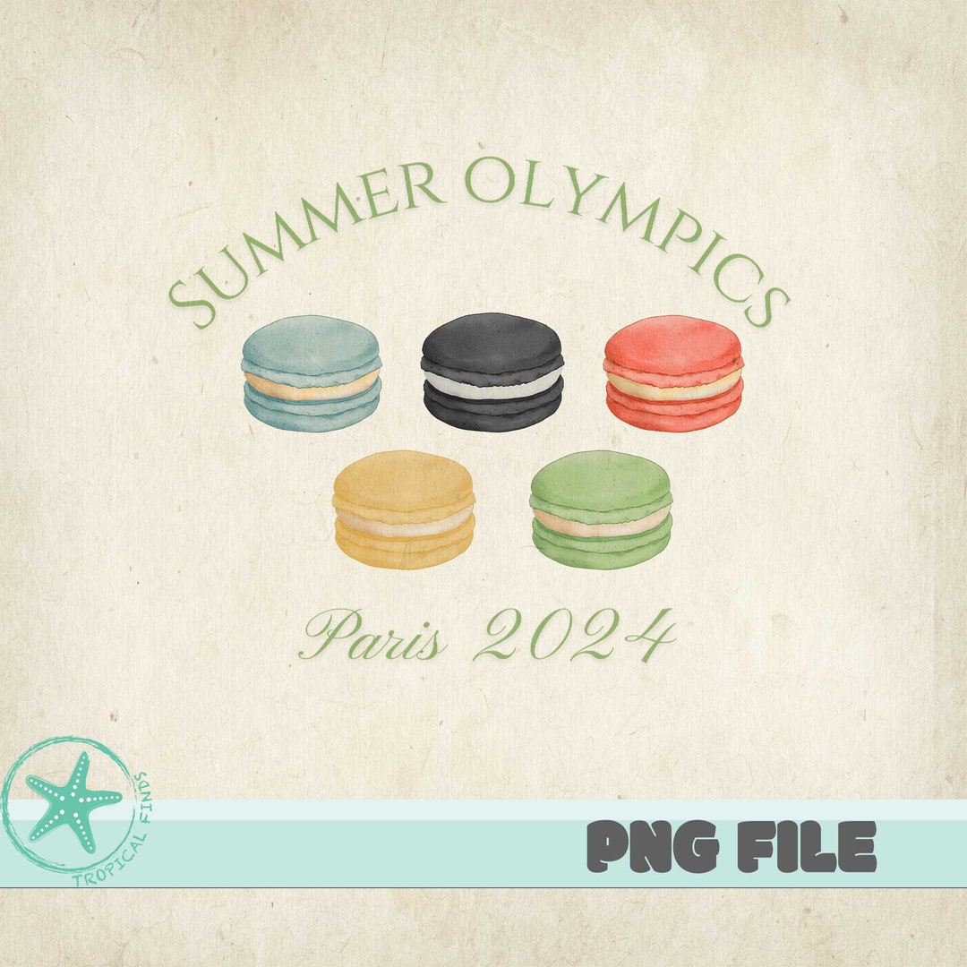 Summer Olympics 2024,paris 2024,olympic Macarons,digital Download,png ...