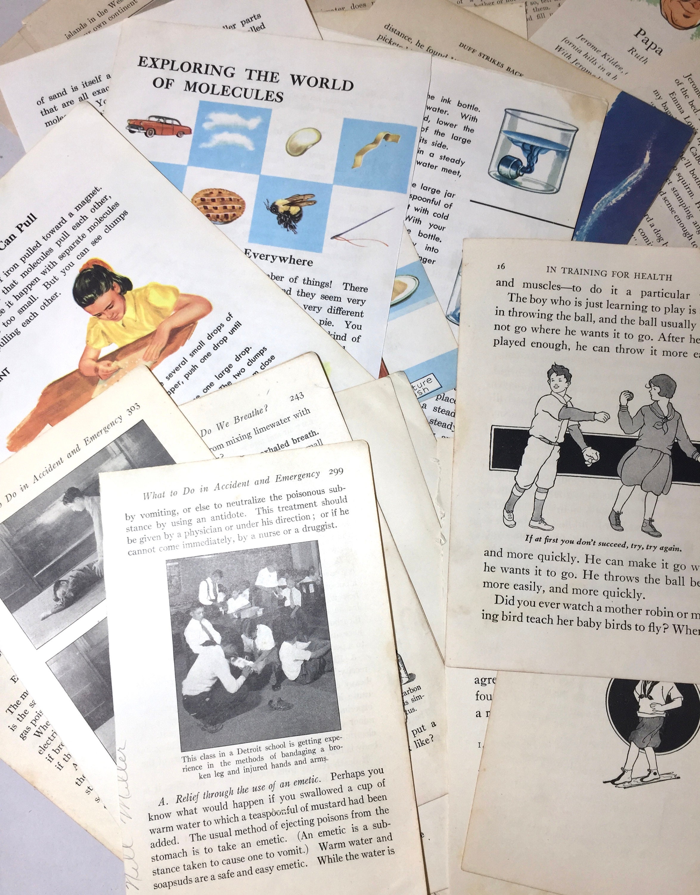 School Days Book Textbook Pages Inspiration Pack 86 Page | Etsy