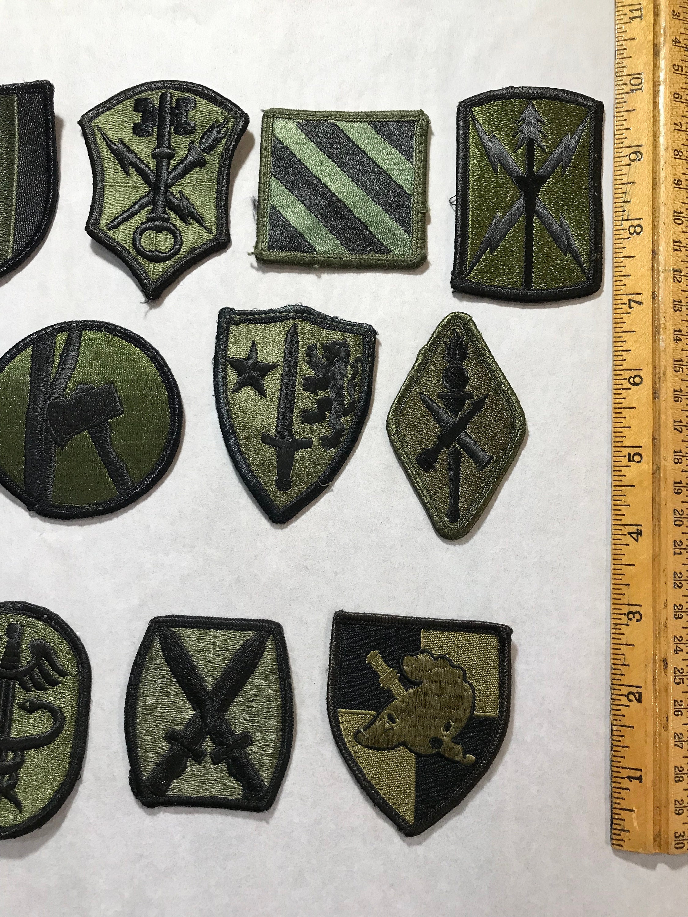Vintage ARMY PATCHES Military Shoulder Insignia Uniform U.S. Pick A ...