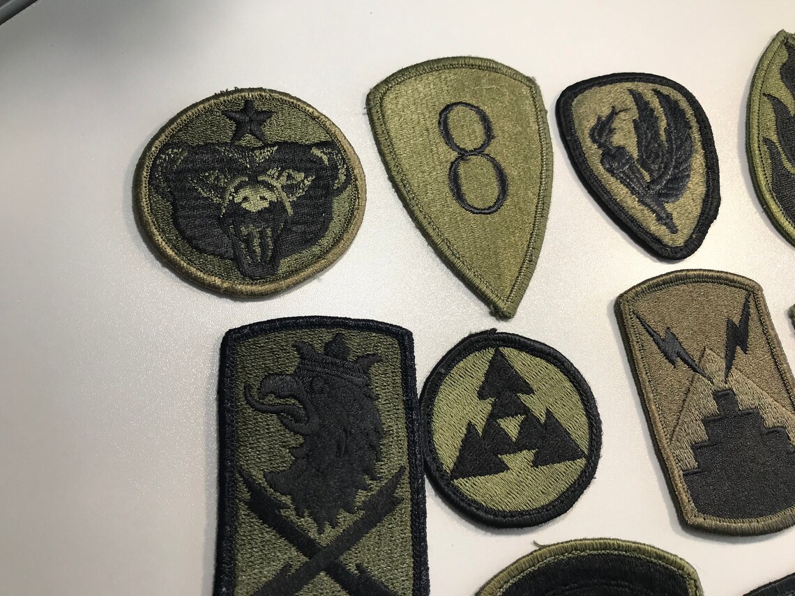 Vintage ARMY PATCHES Military Shoulder Insignia Uniform U.S. | Etsy India