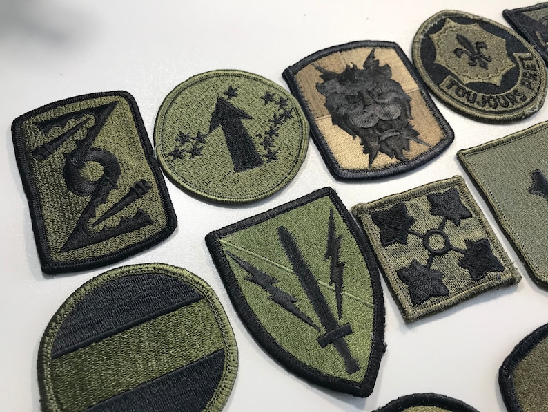 Vintage ARMY PATCHES Military Shoulder Insignia Uniform U.S. Pick a ...