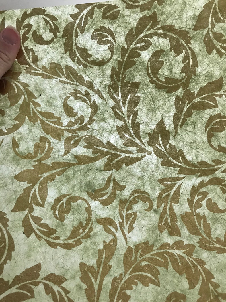 10 Metallic Shiny Hand Crafted Specialty Art Printed Papers - Etsy