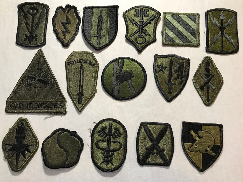 Vintage ARMY PATCHES Military Shoulder Insignia Uniform U.S. Pick A ...