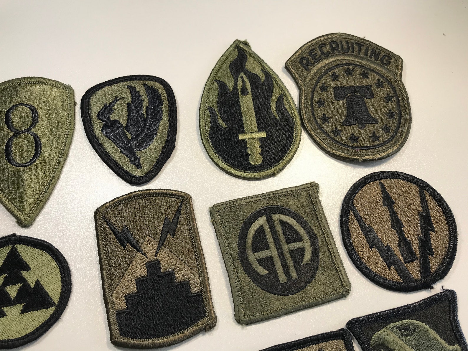 Vintage ARMY PATCHES Military Shoulder Insignia Uniform U.S. Pick a ...