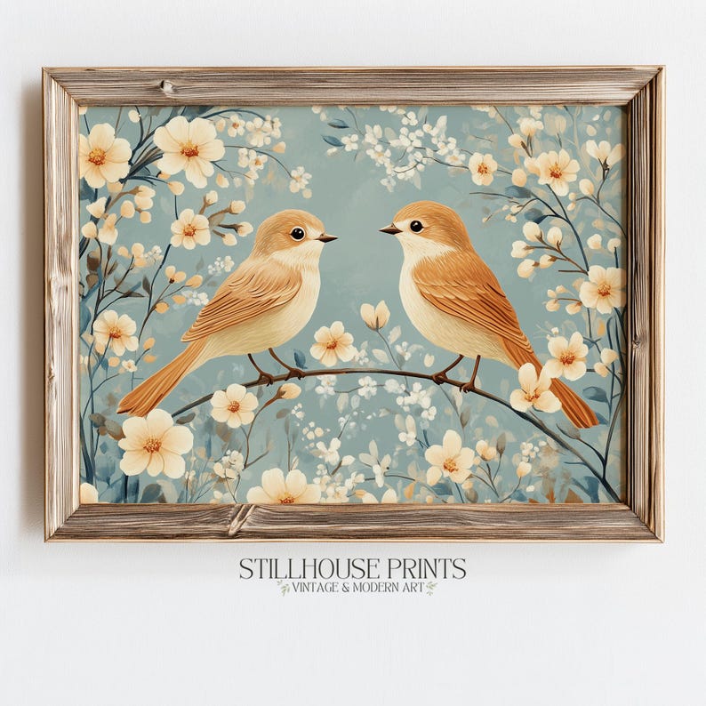 Vintage Floral Botanical Prints, William Morris Insp. Art Bundle ...