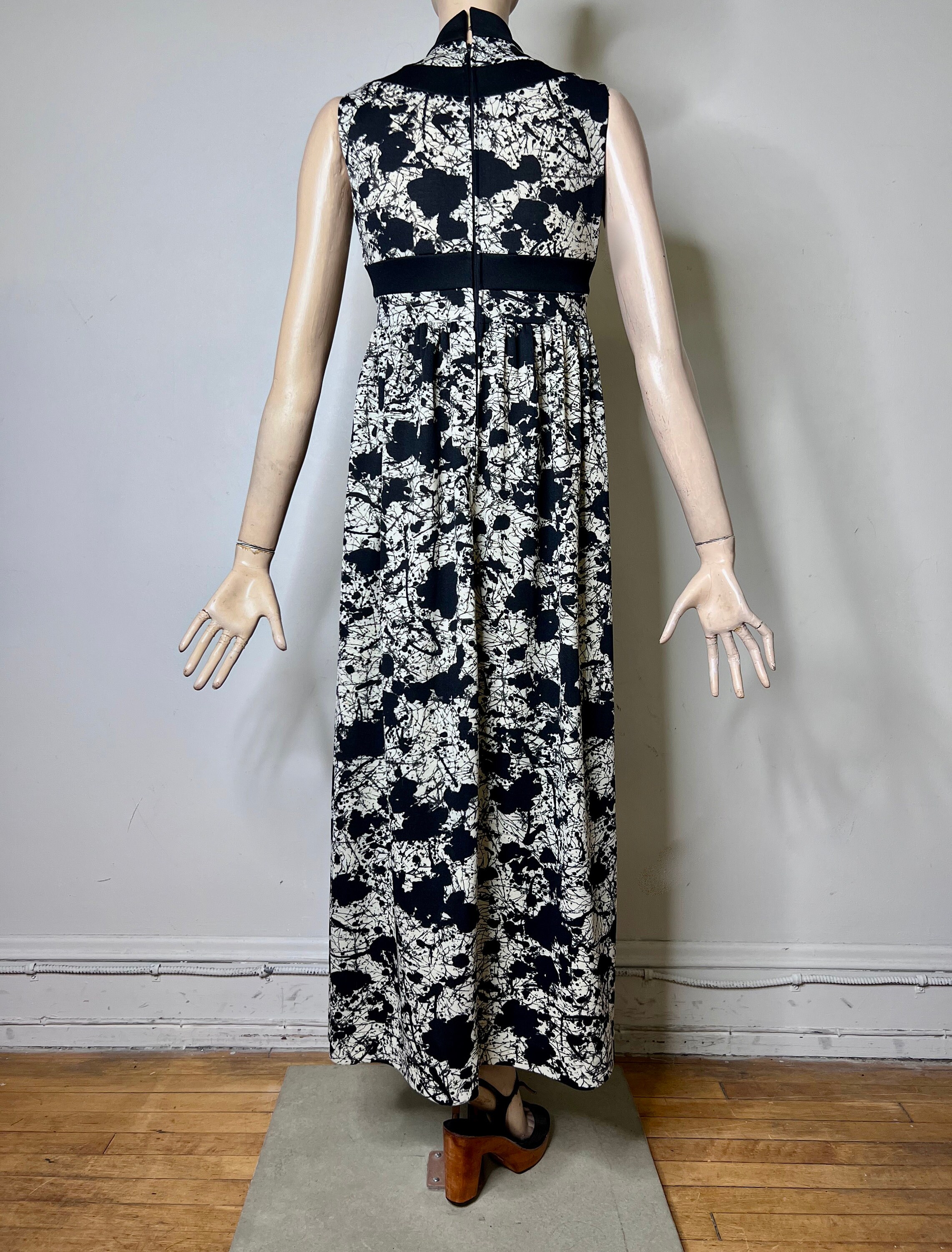 Vintage 60s Dress, Splatter Paint Dress, Graphic Dress, Space Age Dress ...