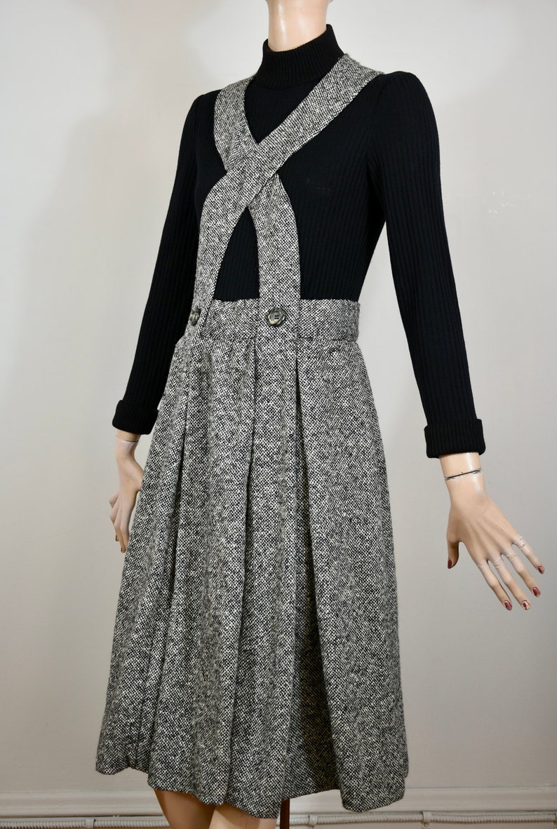 Vintage DONALD BROOKS, 60s Dress, Knit Dress, Tweed Dress, Donald ...