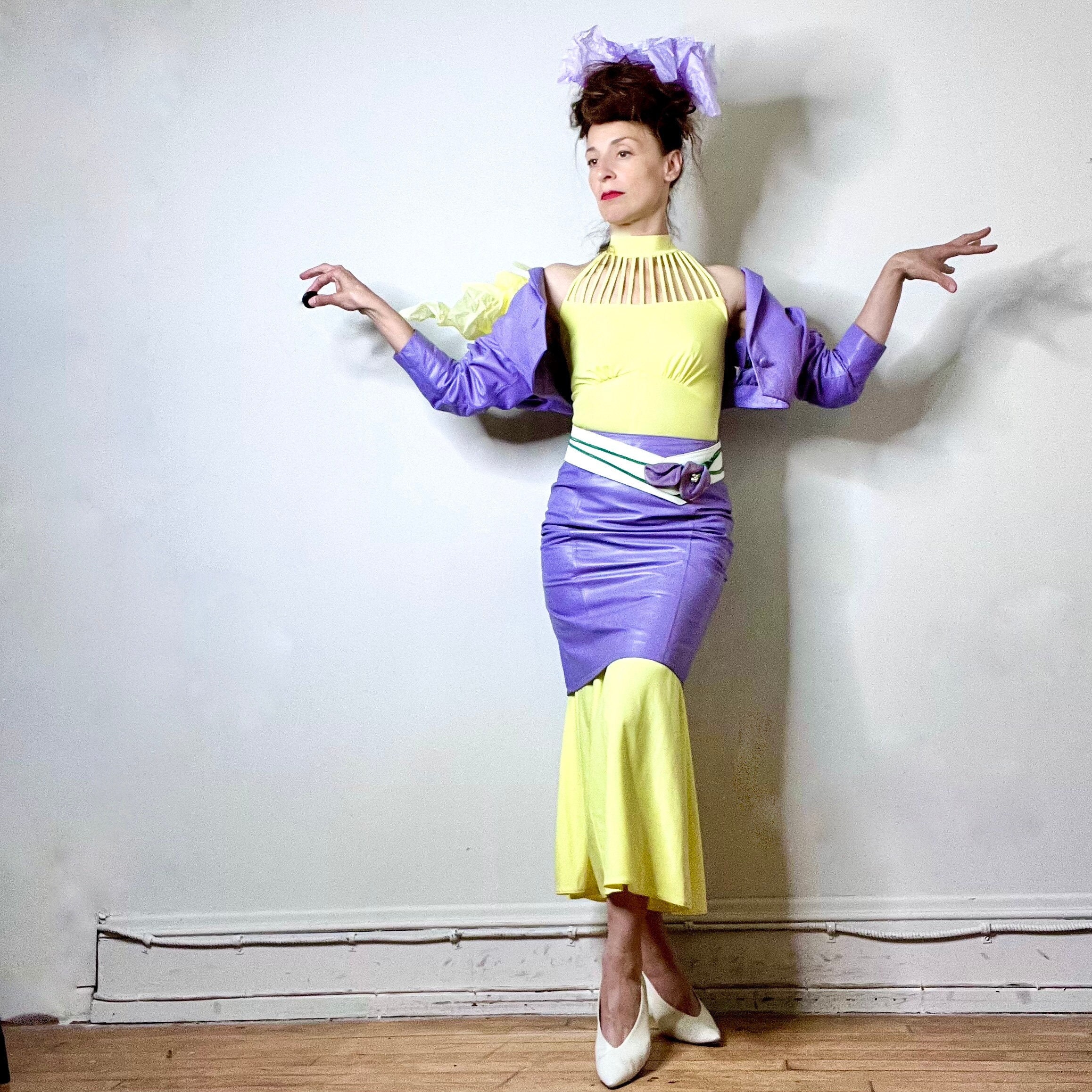 70s Dress, Cage Dress, Cage Neck Dress, Maxi Dress, Yellow Dress ...