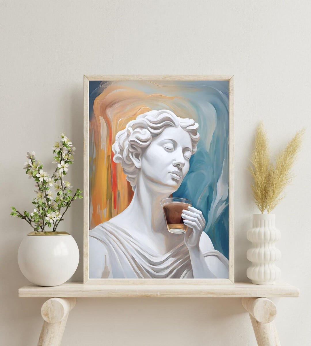 Vietnamese Coffee Nectar of the Gods, Greek Roman Marble Statue Bust ...