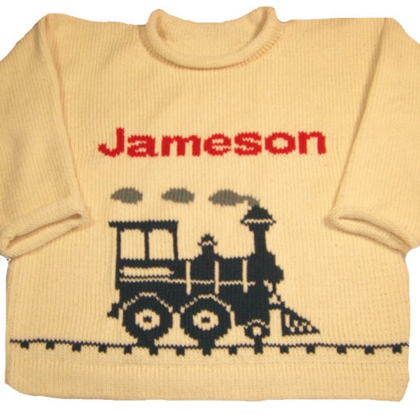 Train Sweater - Etsy