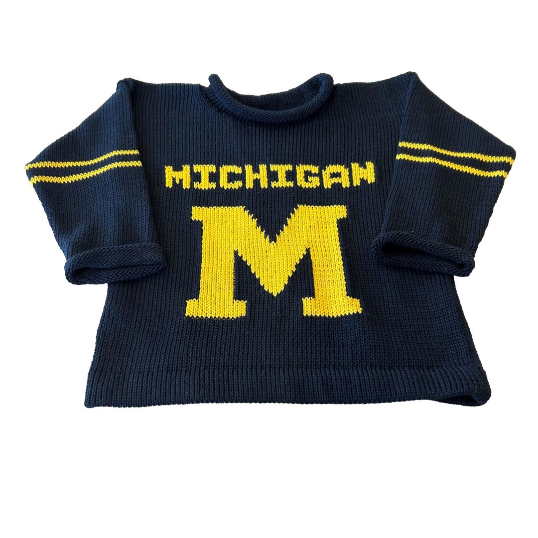 Personalized University of Michigan Alumni Sweater - Etsy
