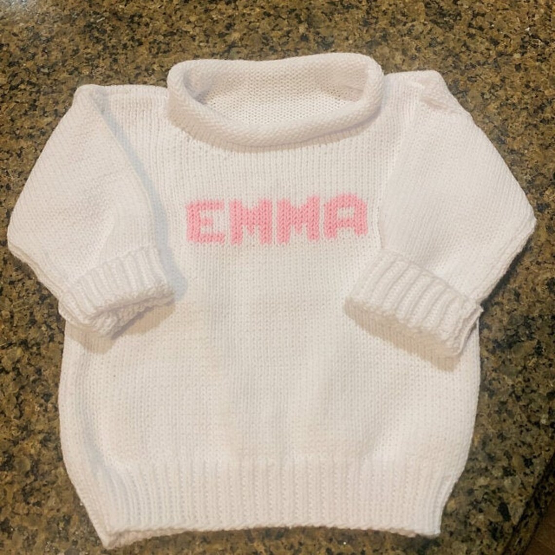 Classic Ribbed Pullover With Name or Monogram - Etsy