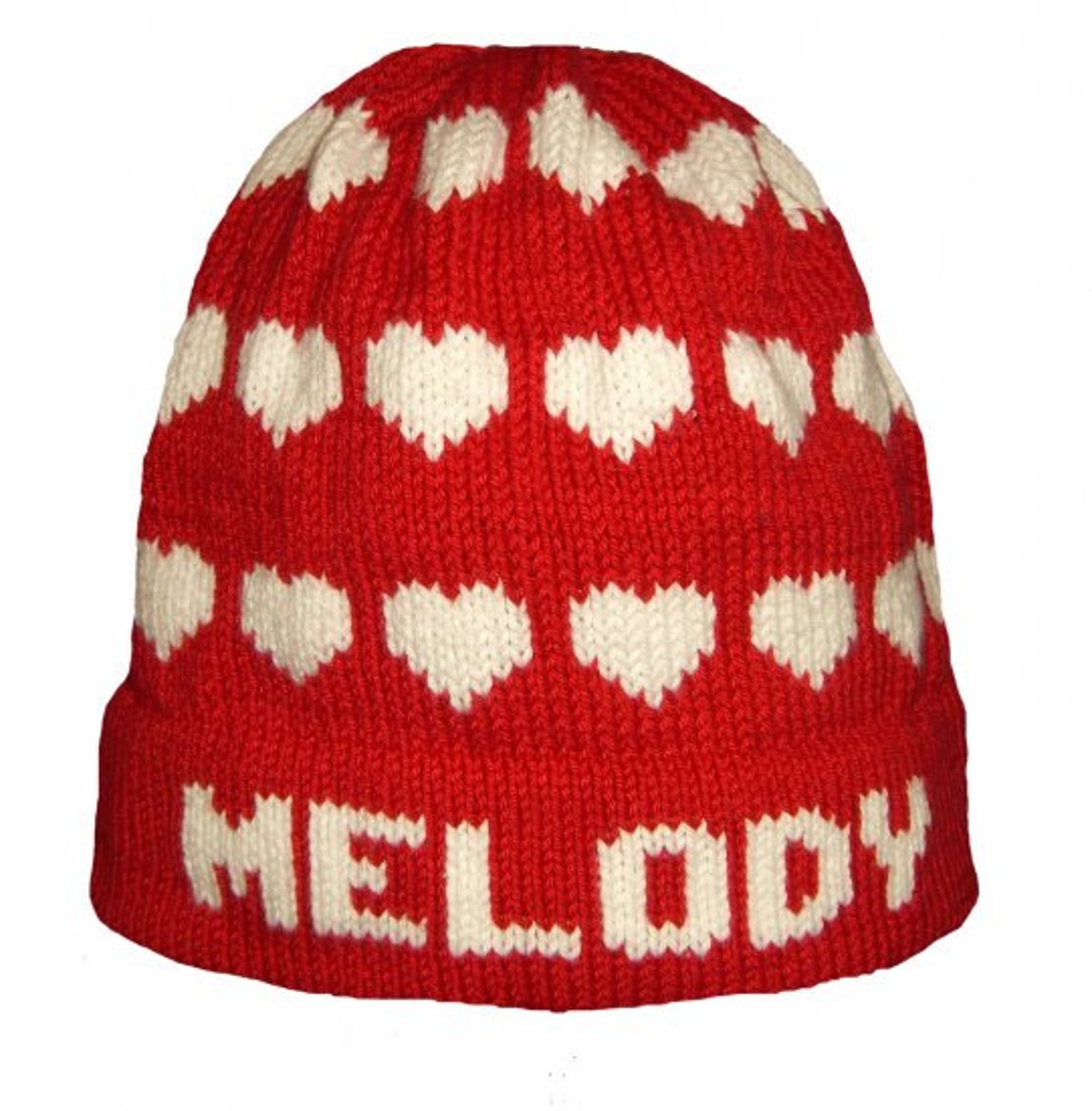 Personalized Hearts Name Hat - Etsy