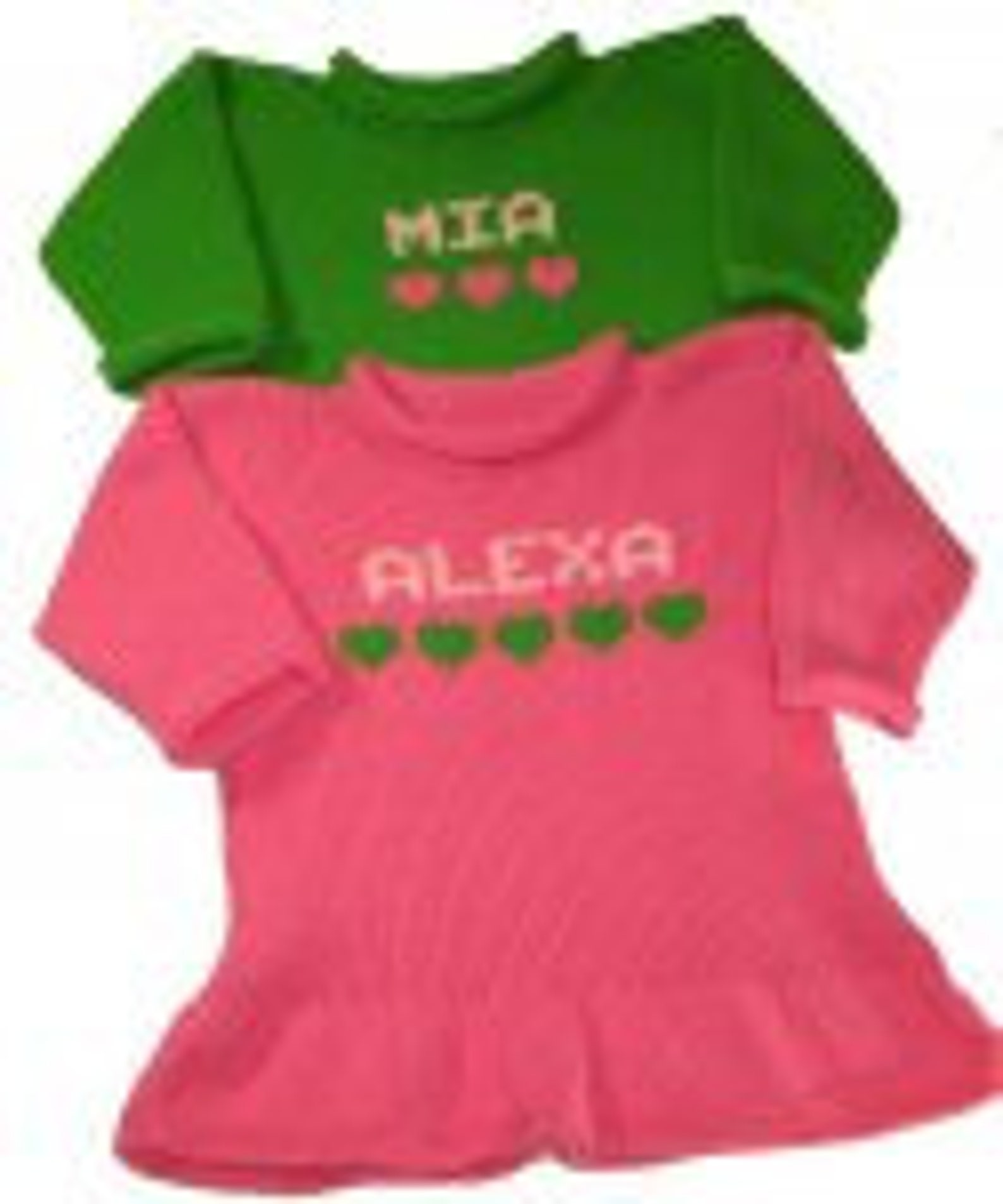 Ruffled Name Tunic for Girls - Etsy