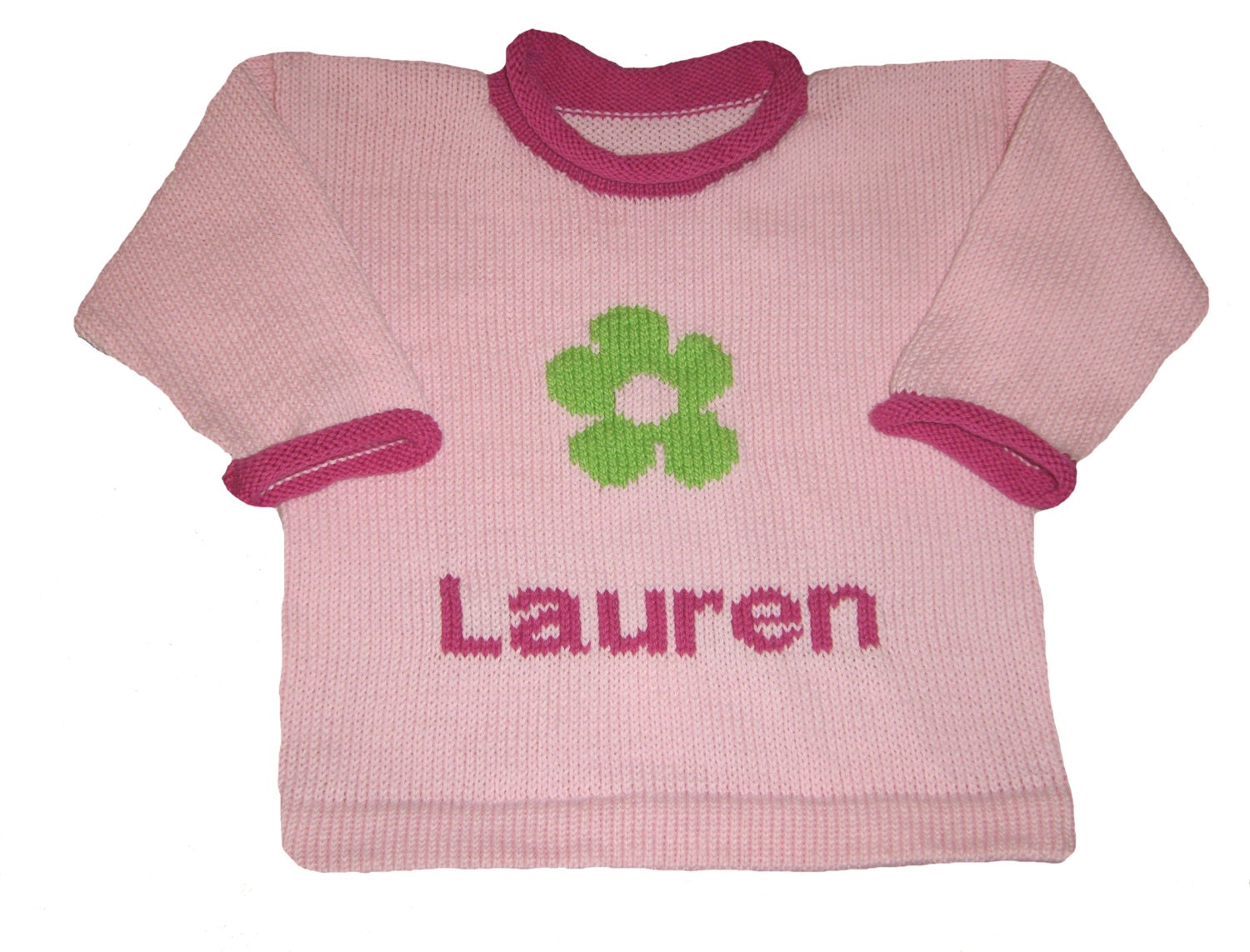 Personalized Daisy Sweater for Little Girls, Spring Girls Pullover ...