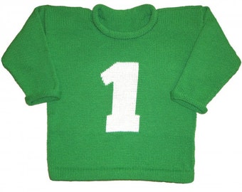 Number Sweater - Etsy
