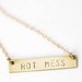 Hot Mess Necklace - Etsy