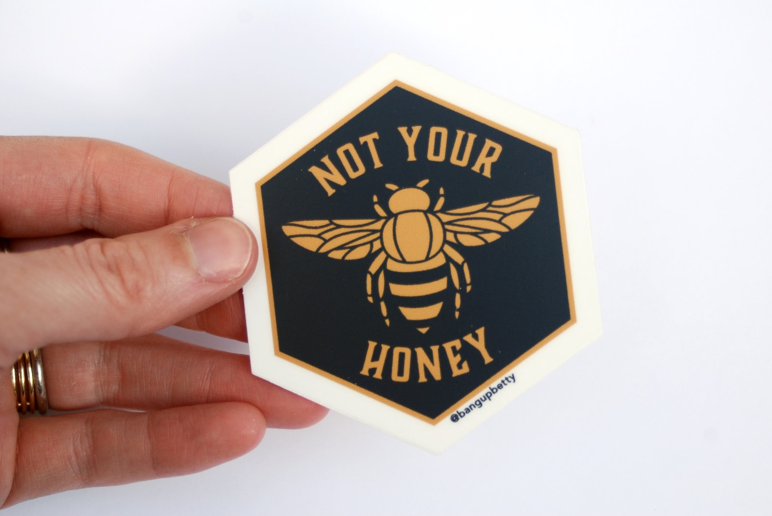 Not Your Honey Bee Feminist Bumper Sticker - Etsy