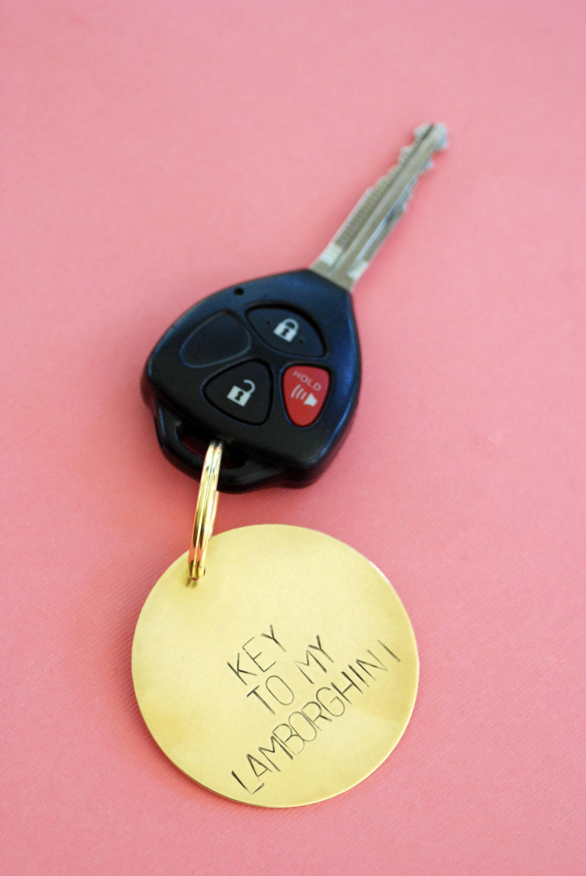 Funny Custom Stamped Key Ring Key Chain | Etsy