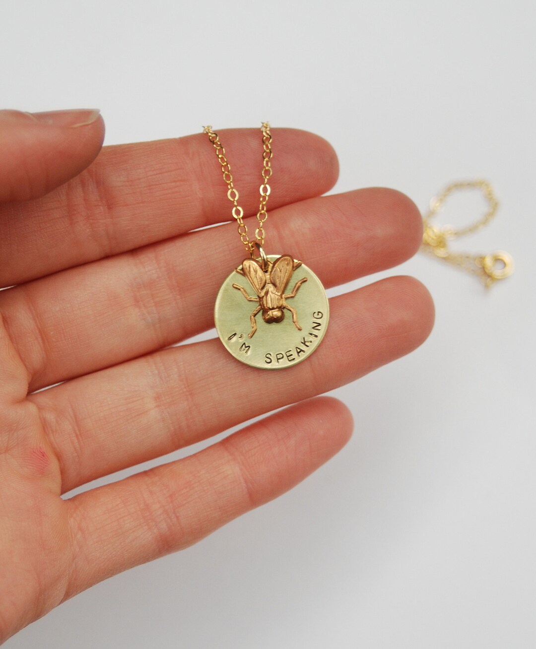 I'm Speaking Fly Necklace - Etsy