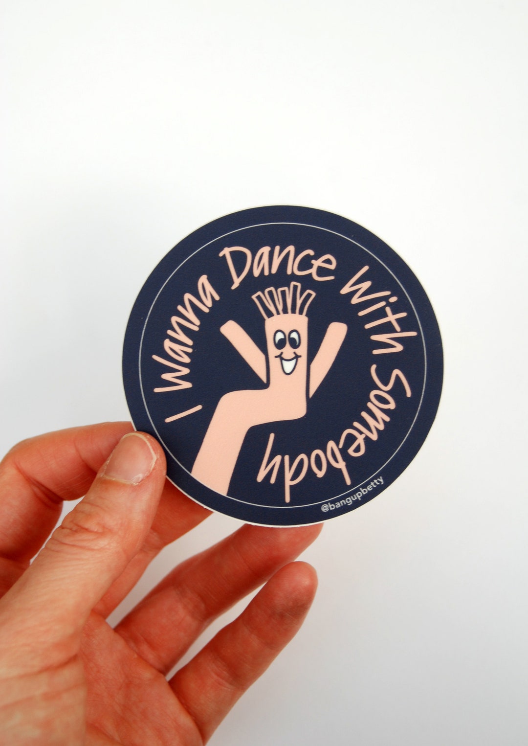 I Wanna Dance With Somebody Sky Dancer Bumper Sticker - Etsy