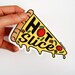 Hot Slice Pizza Slice Vinyl Sticker Decal - Etsy