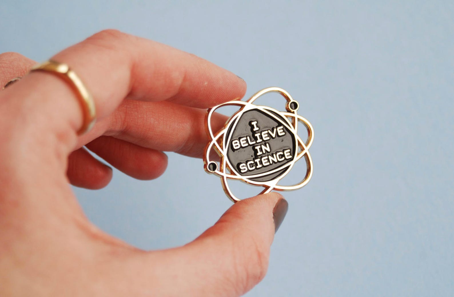 I Believe in Science Enamel Lapel Pin - Etsy