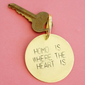 Funny Custom Stamped Key Ring, Key Chain - Etsy