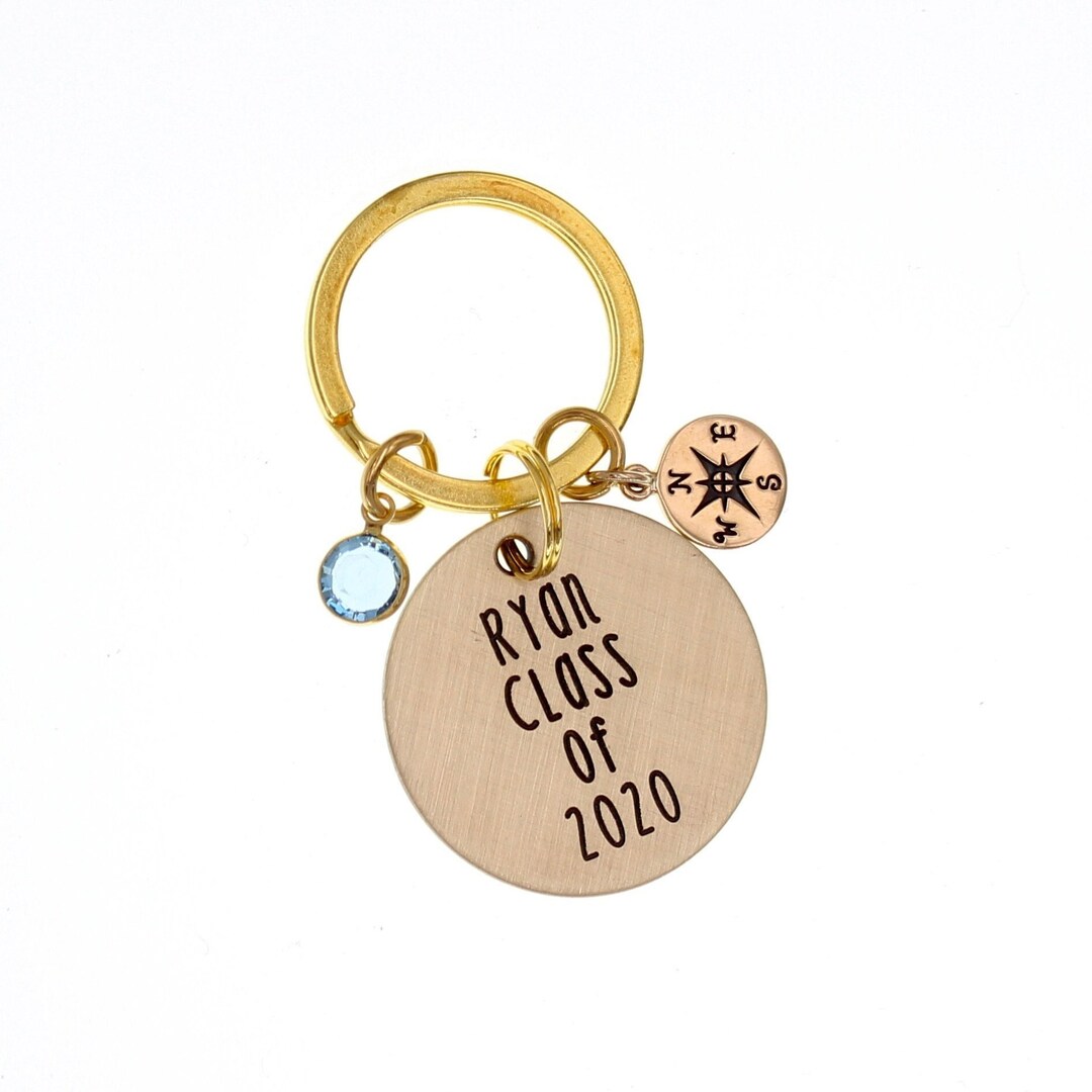 Graduation Class of 2022 Keychain, Personalized Gift for Graduate ...