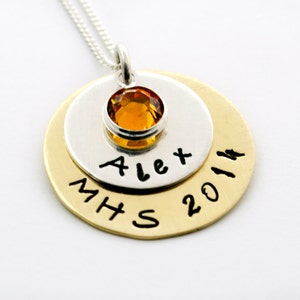 Custom Graduation Necklace, Graduation Gift, Graduation Jewelry ...