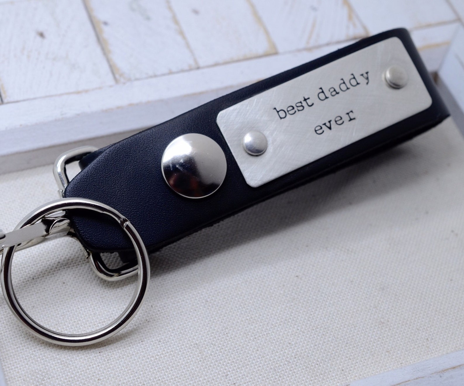 Personalized Leather Keychain for Men Personalized Keychains - Etsy