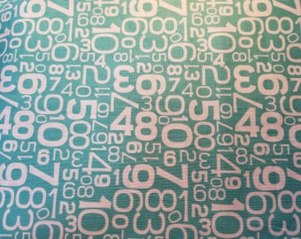 Numbers Fabric Green Numbers by Misschiffdesigns Numbers Math ...