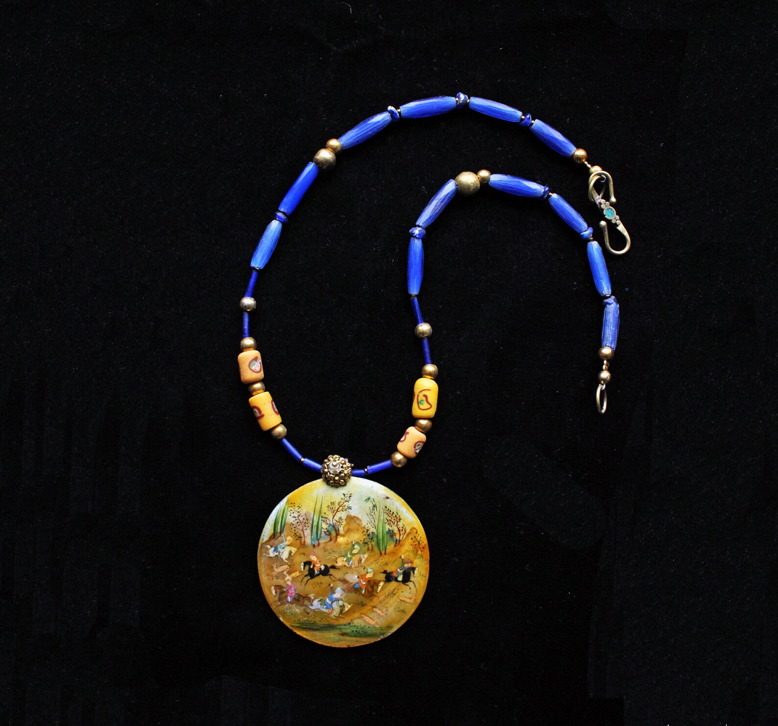 Beautiful Hand Painted Middle Eastern Antique Miniature: Old | Etsy