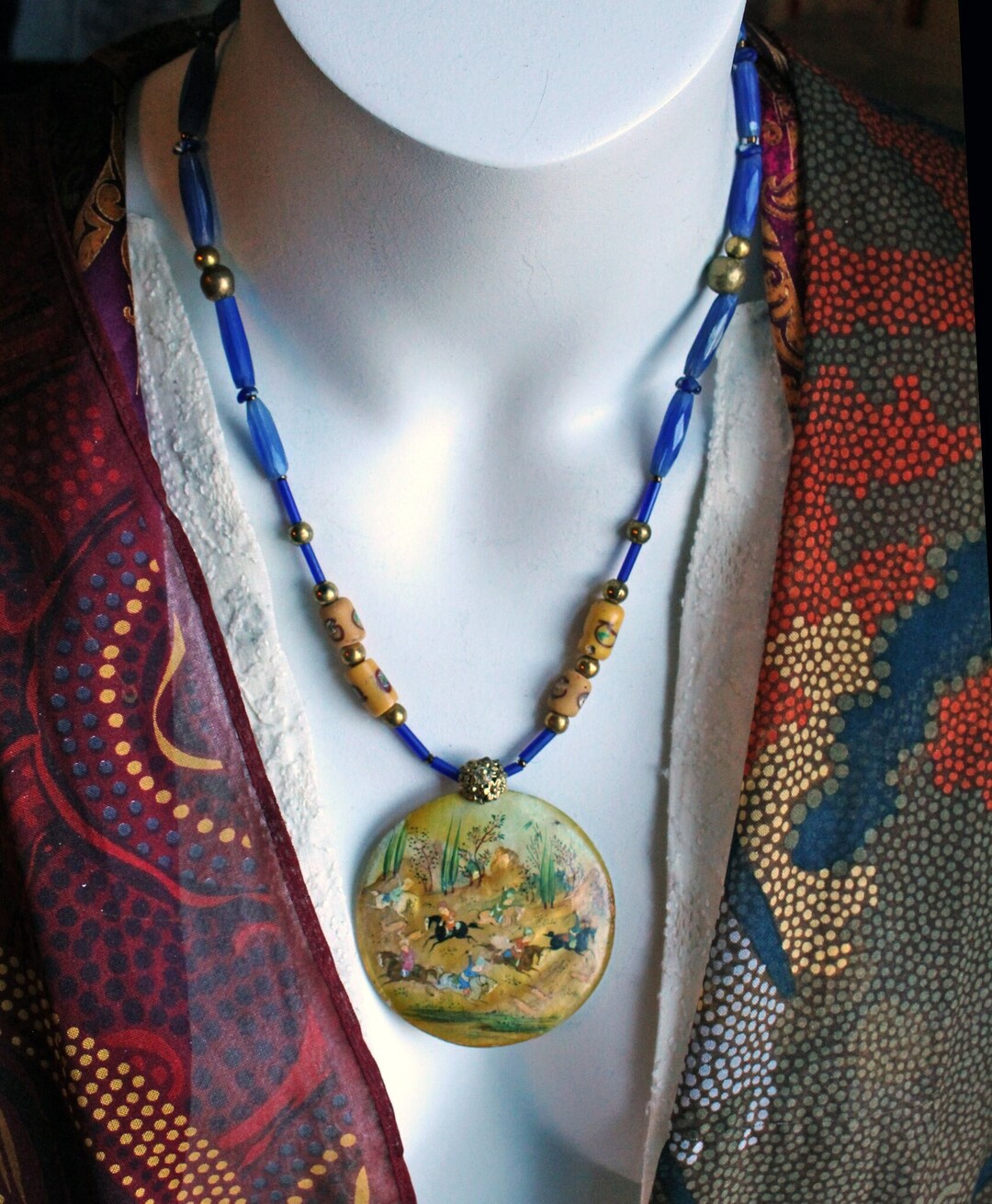 Beautiful Hand Painted Middle Eastern Antique Miniature: Old - Etsy