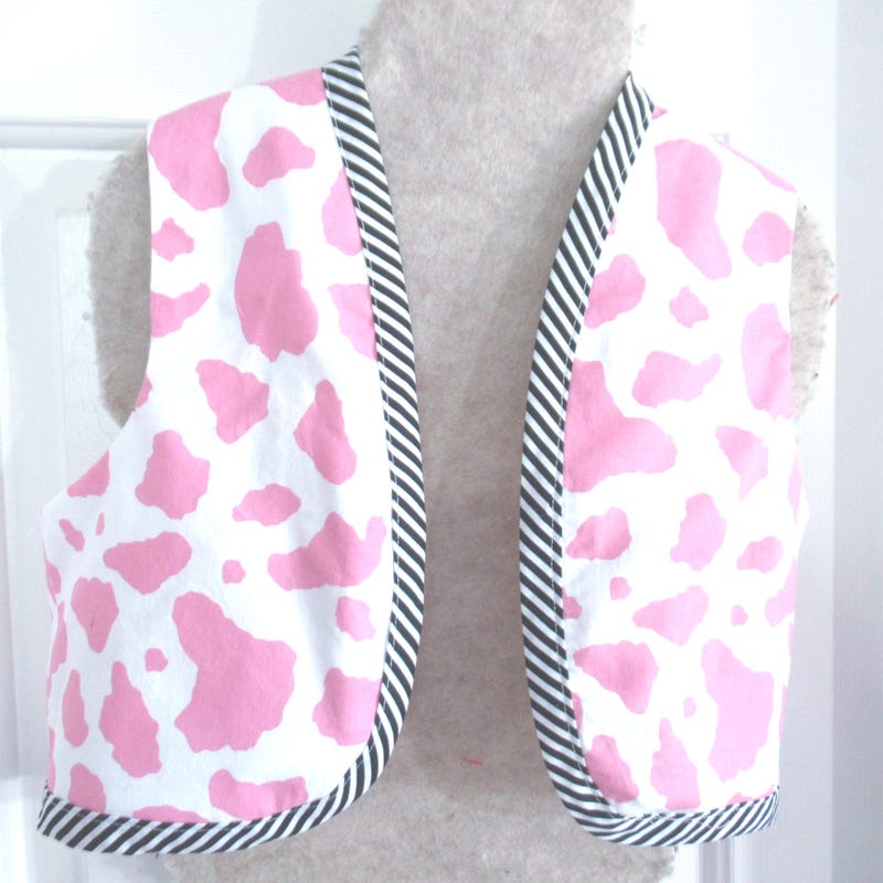 Cow Print Vests - Etsy