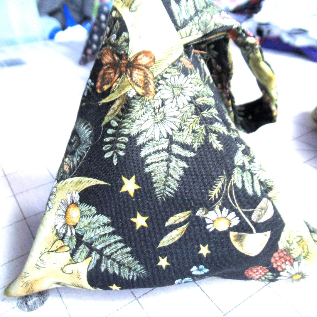 Celestial Moon Pyramid Coin Purse Triangle Small Bag, Holds Money ...