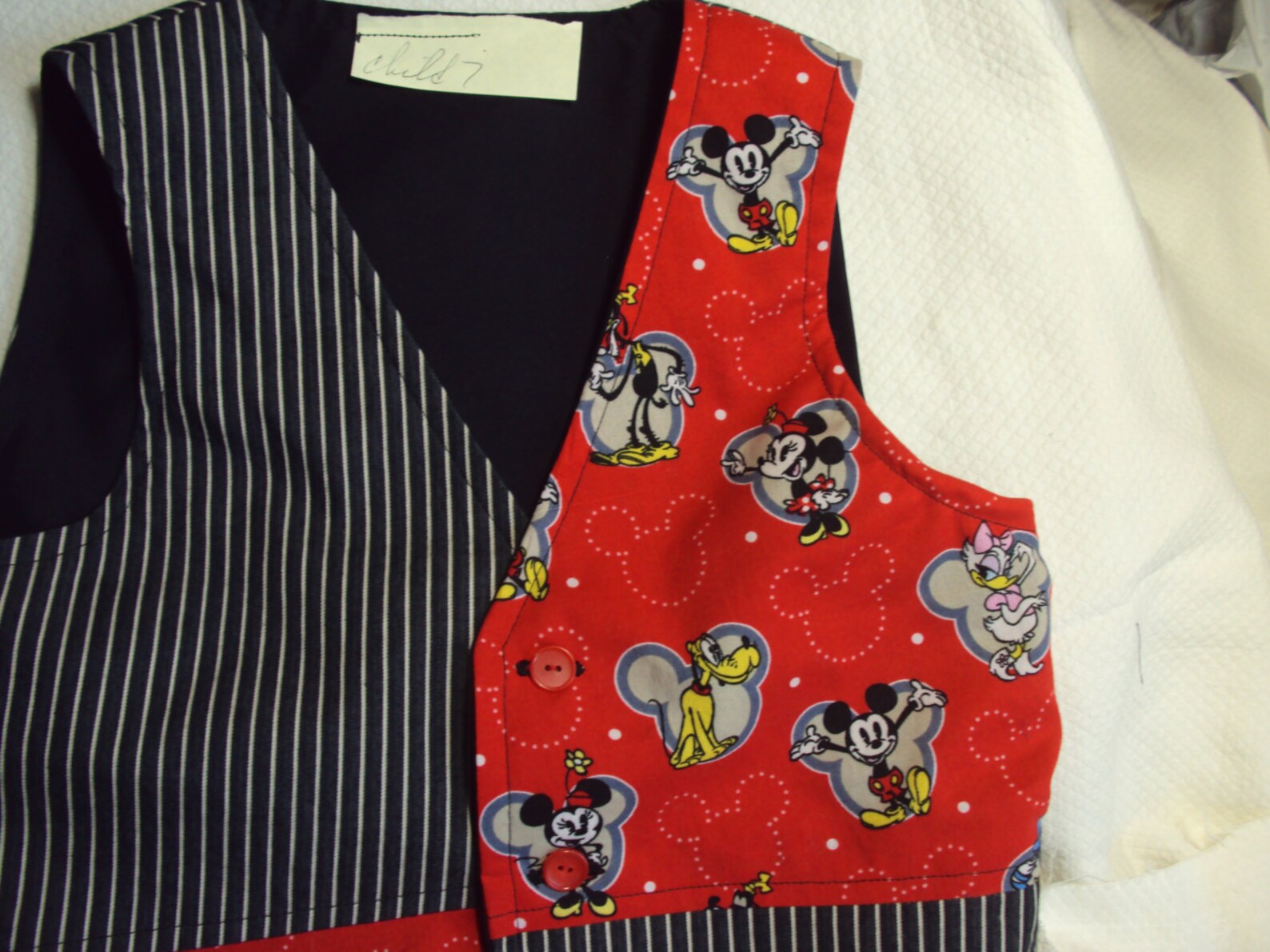 Mickey Mouse Vestred Mickey Minnie Plutodonald and Daisy - Etsy