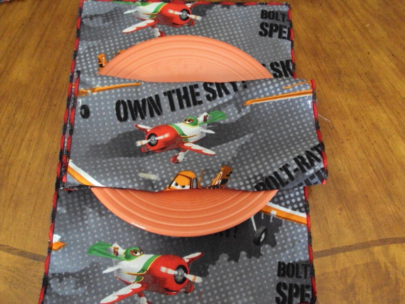Cloth Napkins , Children's Napkins, Planes Design, Eco Friendly Napkins ...