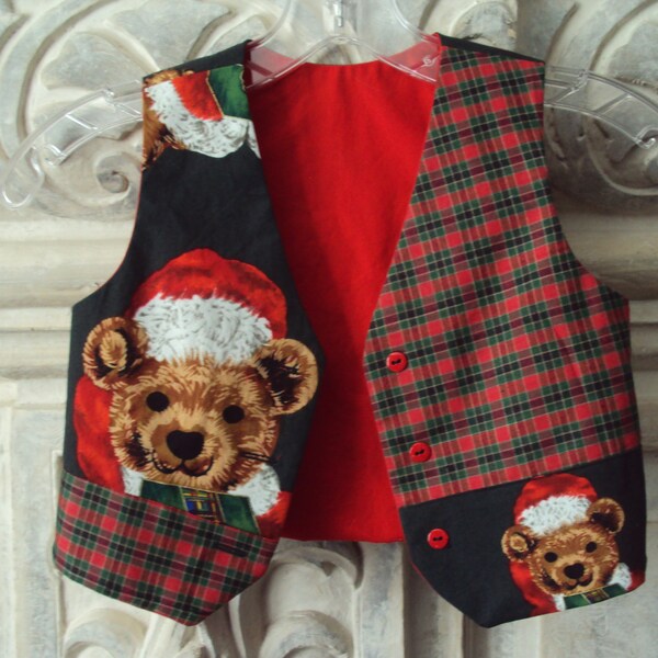 Teddy Bear Vest - Etsy