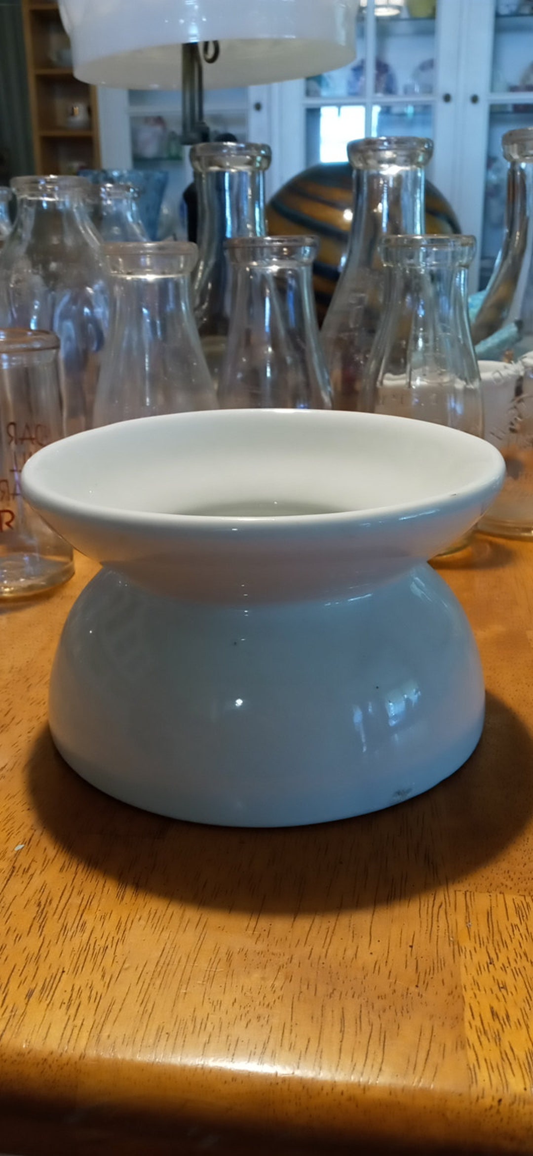 Vintage Hall White Cuspidor/spittoon Flower Pot Vase - Etsy