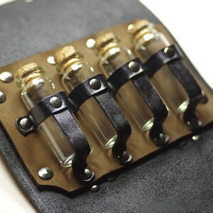 CUSTOM Tea / Coffee Medieval Vial Pouch - (glass Vial Holder / Stash ...