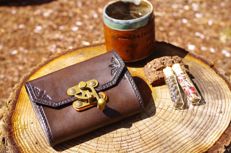 Tea / Coffee Medieval Vial Pouch | Etsy