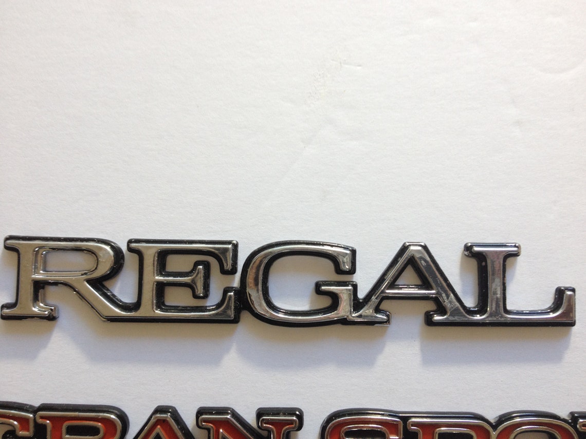 Original Buick Regal Gran Sport emblem badge logo sign genuine | Etsy